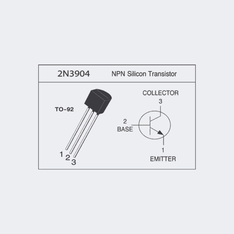 2N3904 NPN Transistor BJT – اتقان الالكترونية