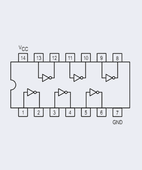 IC 74LS01 QUAD 2-INPUT NAND GATE 7401 – اتقان الالكترونية