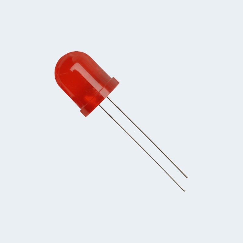 Large LED 10mm Red Color – اتقان الالكترونية