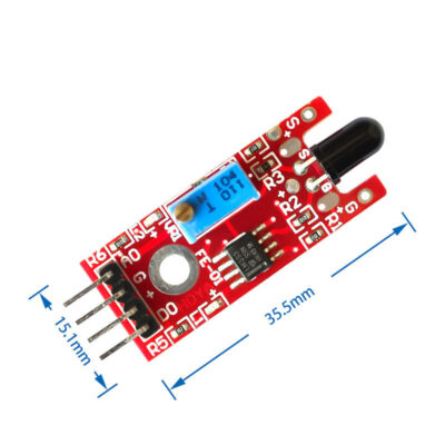 Flame Sensor 4-pin حساس لهب أو نار – اتقان الالكترونية