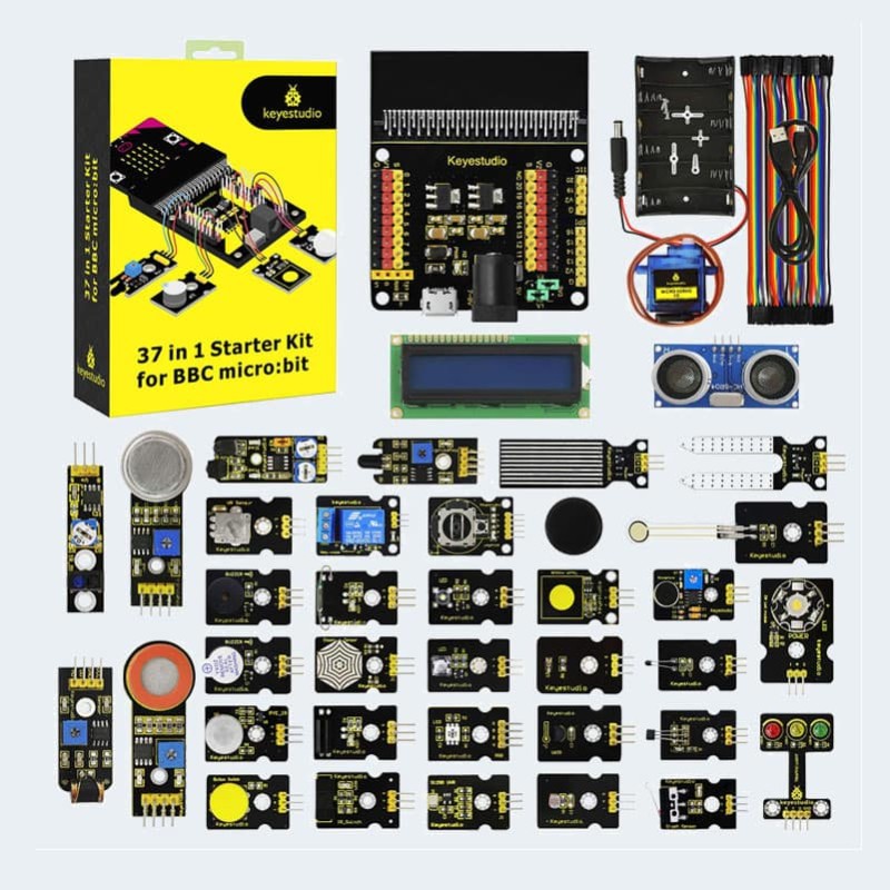 Micro:bit 37 Sensors Kit with Tutorial without microbit board – اتقان ...