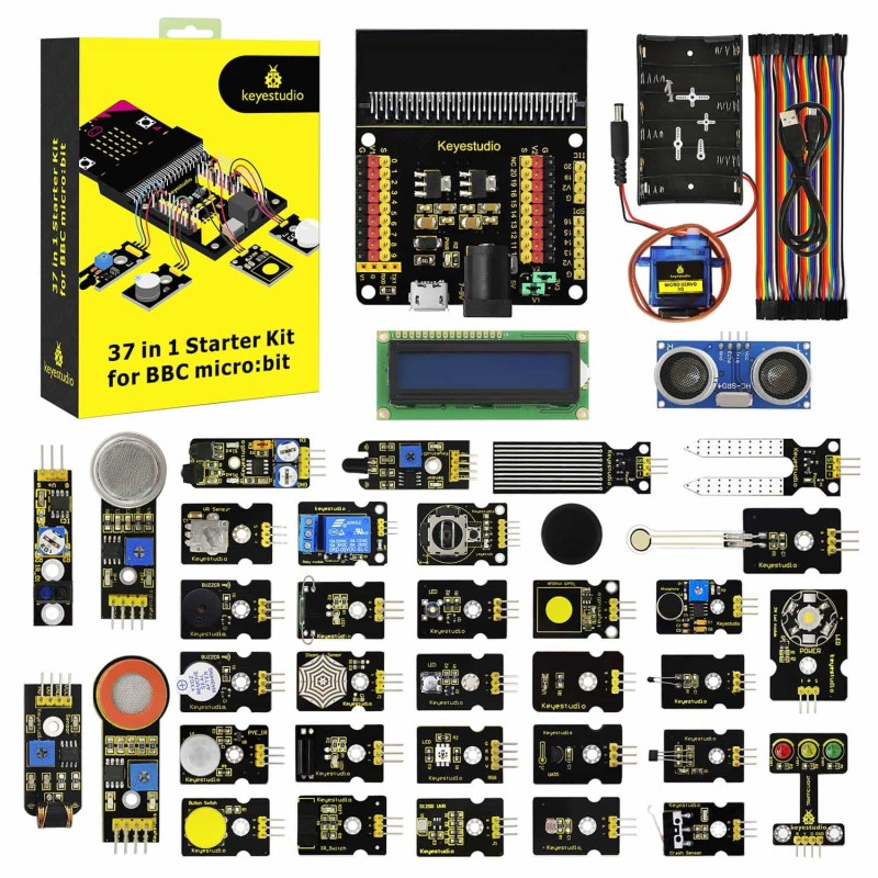 Micro:bit 37 Sensors Kit with Tutorial without microbit board – اتقان ...