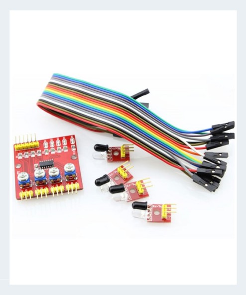 حساس تتبع مسار الخطوط Hunting Sensor – Tracking sensor line follower KY ...