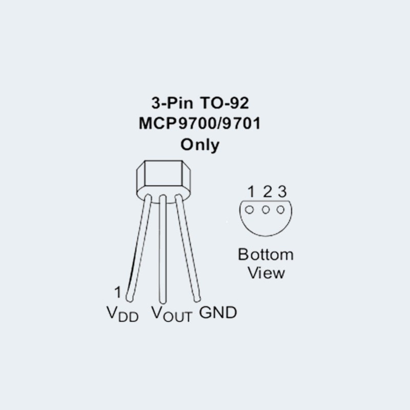 MCP9700 Temperature Controller Sensor – اتقان الالكترونية